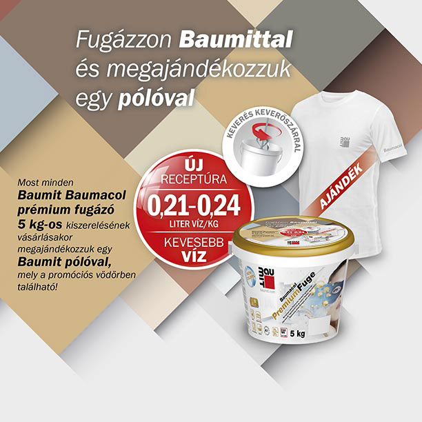 Fugázzon Baumittal és megajándékozzuk egy pólóval | Baumit.hu
